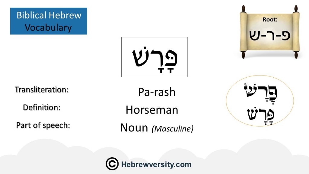 Biblical Hebrew Vocabulary List 17 - hebrewversity