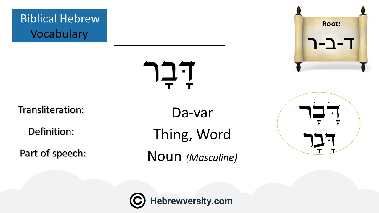 Biblical Hebrew Vocabulary - Deuteronomy - hebrewversity